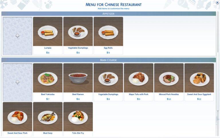 42 Sims 4 Restaurant Ideas for Dine Out & Full Menus
